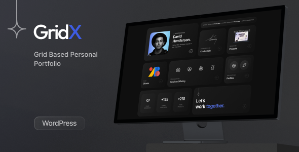 Gridx Portfolio Theme by WPRiver | ThemeForest